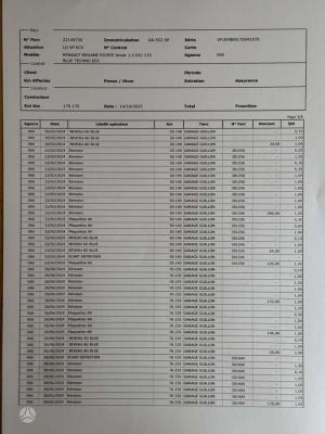 Серый Рено Меган 2022 в Мариямполе, объемом двигателя 1.46 л и пробегом 179 тыс. км за 13909 €, фото 43 на AUTOMOTO.COM.LV