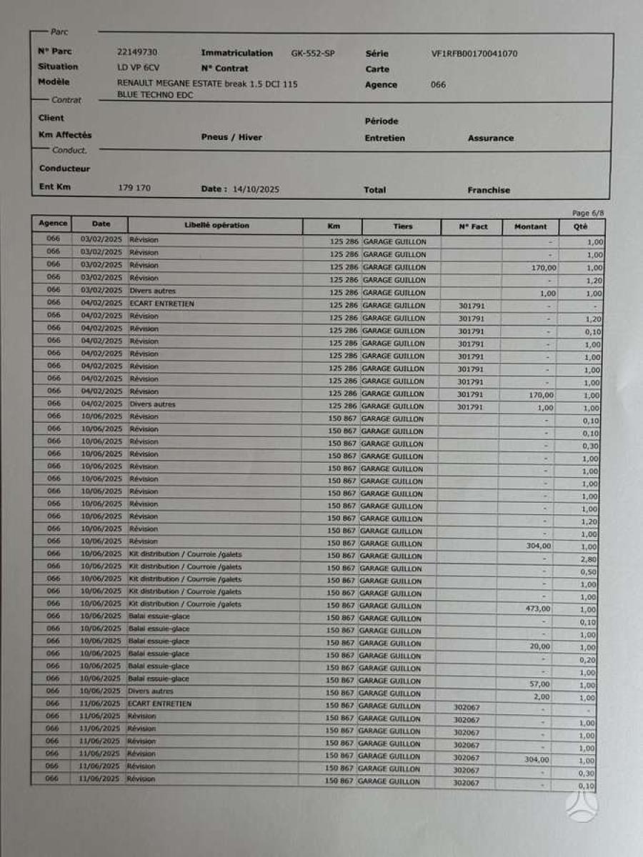 Серый Рено Меган 2022 в Мариямполе, объемом двигателя 1.46 л и пробегом 179 тыс. км за 13909 €, фото 46 на AUTOMOTO.COM.LV