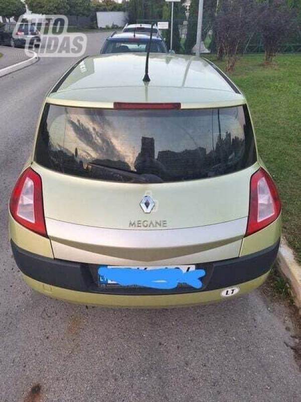Renault Megane 2003 Šauļi, ar dzinēja tilpumu 1.40 L un nobraukumu 300 tūkst. km par 850 €, foto 5 vietnē AUTOMOTO.COM.LV