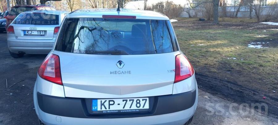 Renault Megane 2003 Jūrmala, ar dzinēja tilpumu 1.50 L un nobraukumu 300 tūkst. km par 1080 €, foto 6 vietnē AUTOMOTO.COM.LV