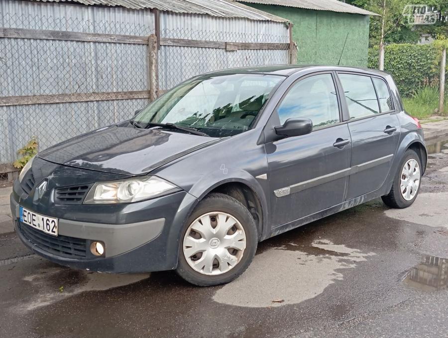 Renault Megane 2006 Viļņa, ar dzinēja tilpumu 1.60 L un nobraukumu 260 tūkst. km par 850 €, foto 1 vietnē AUTOMOTO.COM.LV