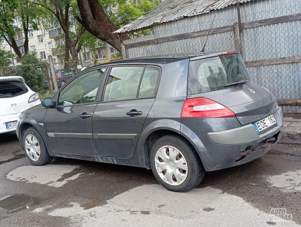 Renault Megane 2006 Viļņa, ar dzinēja tilpumu 1.60 L un nobraukumu 260 tūkst. km par 850 €, foto 2 vietnē AUTOMOTO.COM.LV