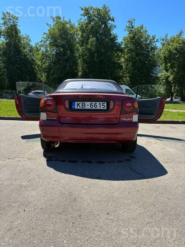 Красный Рено Меган 1998 в Рига, объемом двигателя 1.60 л и пробегом 198 тыс. км за 1500 €, фото 5 на AUTOMOTO.COM.LV