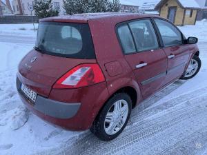 Sarkans Renault Megane 2005 Klaipėda, ar dzinēja tilpumu 1.60 L un nobraukumu 138 tūkst. km par 2400 €, foto 5 vietnē AUTOMOTO.COM.LV