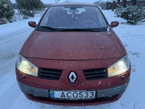 Sarkans Renault Megane 2005 Klaipėda, ar dzinēja tilpumu 1.60 L un nobraukumu 138 tūkst. km par 2400 €, foto 15 vietnē AUTOMOTO.COM.LV