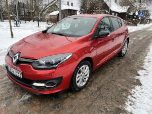 Sarkans Renault Megane 2015 Viļņa, ar dzinēja tilpumu 1.50 L un nobraukumu 170 tūkst. km par 4600 €, foto  vietnē AUTOMOTO.COM.LV