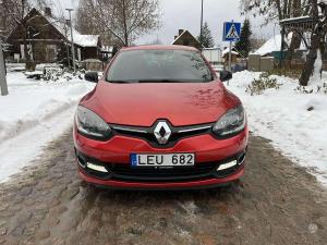 Sarkans Renault Megane 2015 Viļņa, ar dzinēja tilpumu 1.46 L un nobraukumu 170 tūkst. km par 4500 €, foto  vietnē AUTOMOTO.COM.LV
