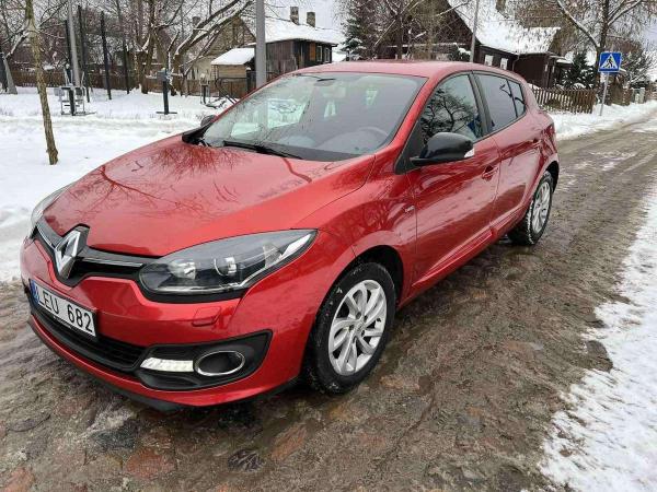 Red Renault Megane 2015 in Vilnius, with an engine capacity of 1.46 L and mileage of 170 thousand km for 4500 €, photo 3 on AUTOMOTO.COM.LV