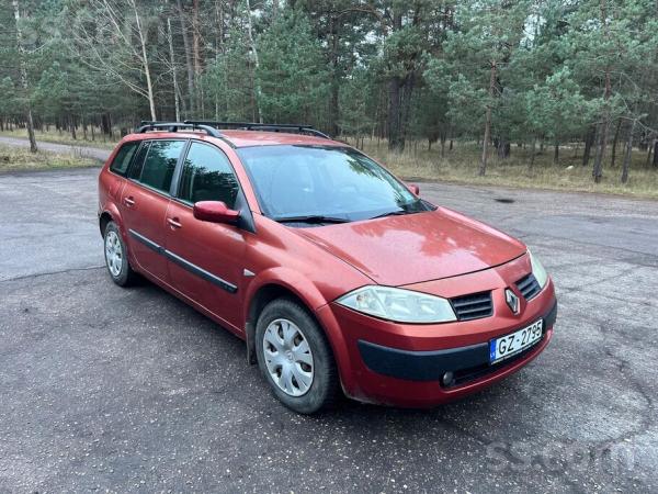 Sarkans Renault Megane 2005 Liepāja, ar dzinēja tilpumu 1.60 L un nobraukumu 0 tūkst. km par 1200 €, foto 2 vietnē AUTOMOTO.COM.LV