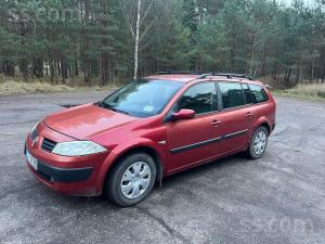 Red Renault Megane 2005 in Liepaja, with an engine capacity of 1.60 L and mileage of 0 thousand km for 1200 €, photo 7 on AUTOMOTO.COM.LV