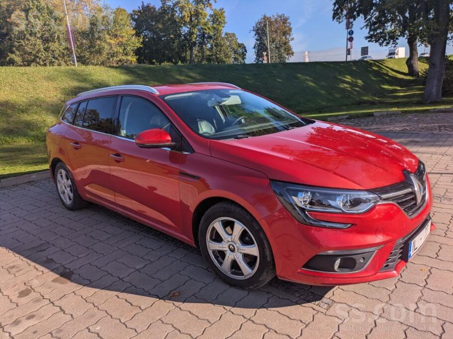Sarkans Renault Megane 2017 Bauska, ar dzinēja tilpumu 1.50 L un nobraukumu 280 tūkst. km par 10700 €, foto 1 vietnē AUTOMOTO.COM.LV
