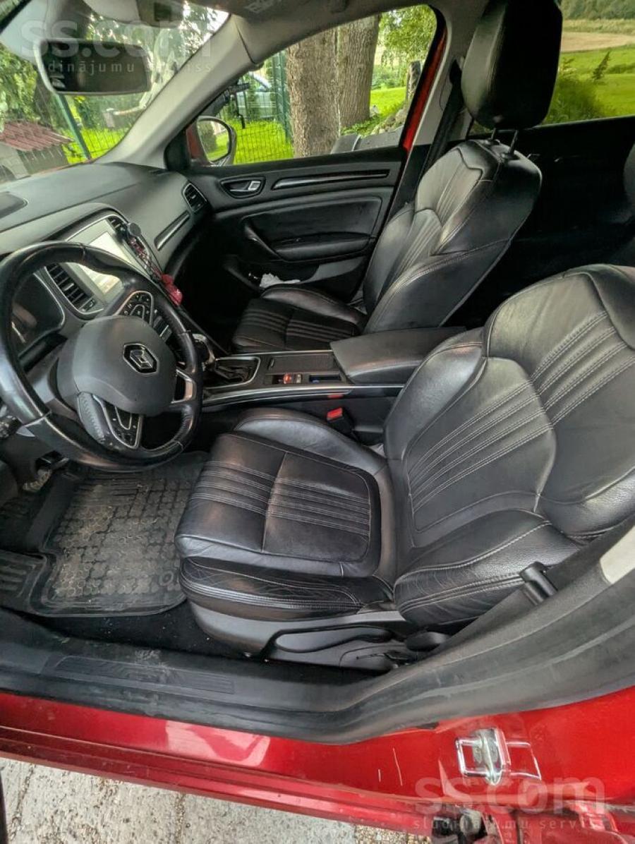 Sarkans Renault Megane 2017 Bauska, ar dzinēja tilpumu 1.50 L un nobraukumu 280 tūkst. km par 10700 €, foto 6 vietnē AUTOMOTO.COM.LV