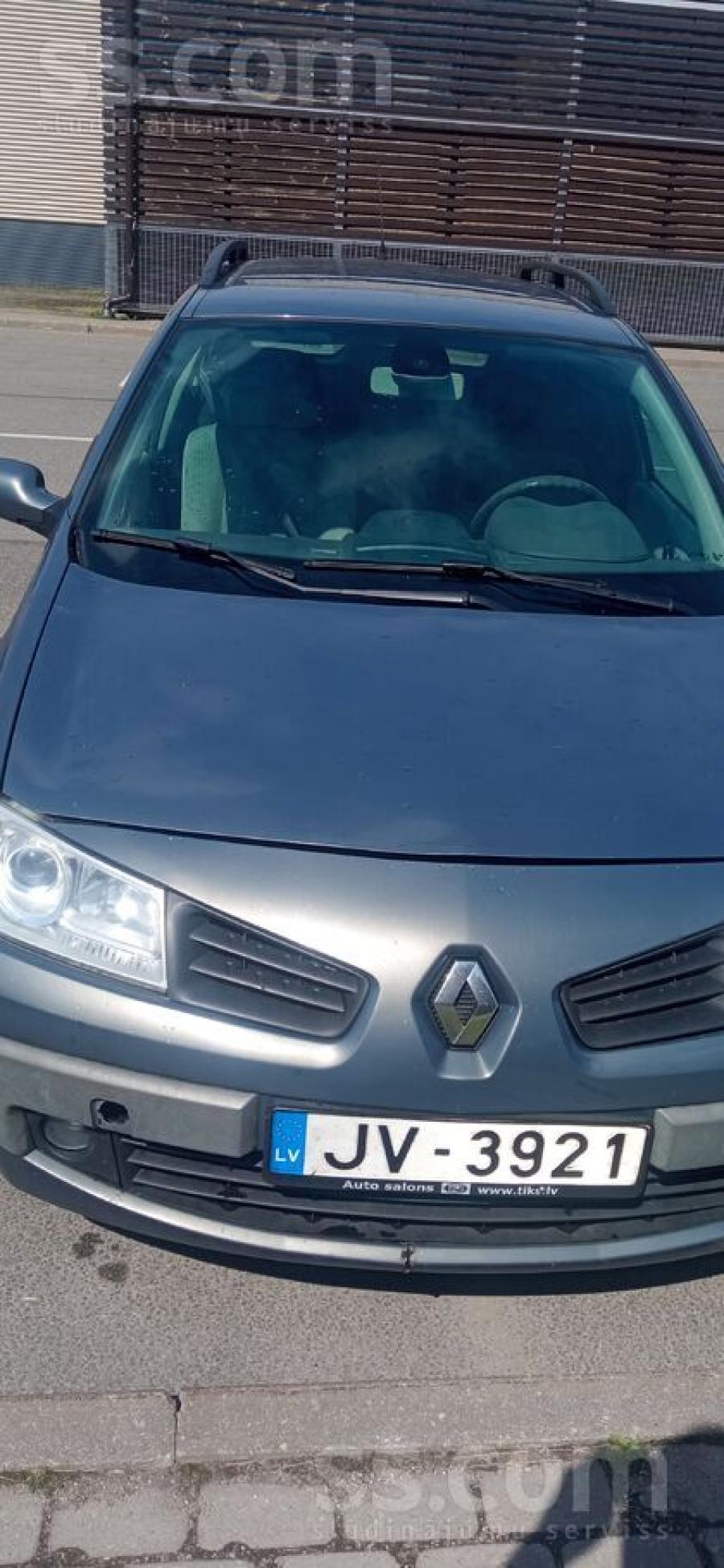 Renault Megane 2007 in Riga, with an engine capacity of 1.60 L and mileage of 390 thousand km for 2400 €, photo 3 on AUTOMOTO.COM.LV