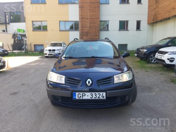 Renault Megane 2007 in Daugavpils, with an engine capacity of 1.60 L and mileage of 0 thousand km for 1550 €, photo 2 on AUTOMOTO.COM.LV