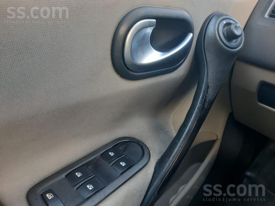 Renault Megane 2007 in Daugavpils, with an engine capacity of 1.60 L and mileage of 0 thousand km for 1550 €, photo 14 on AUTOMOTO.COM.LV