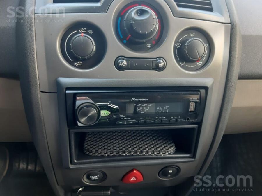 Renault Megane 2007 in Daugavpils, with an engine capacity of 1.60 L and mileage of 0 thousand km for 1550 €, photo 17 on AUTOMOTO.COM.LV