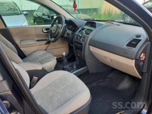 Renault Megane 2007 in Daugavpils, with an engine capacity of 1.60 L and mileage of 0 thousand km for 1550 €, photo 26 on AUTOMOTO.COM.LV