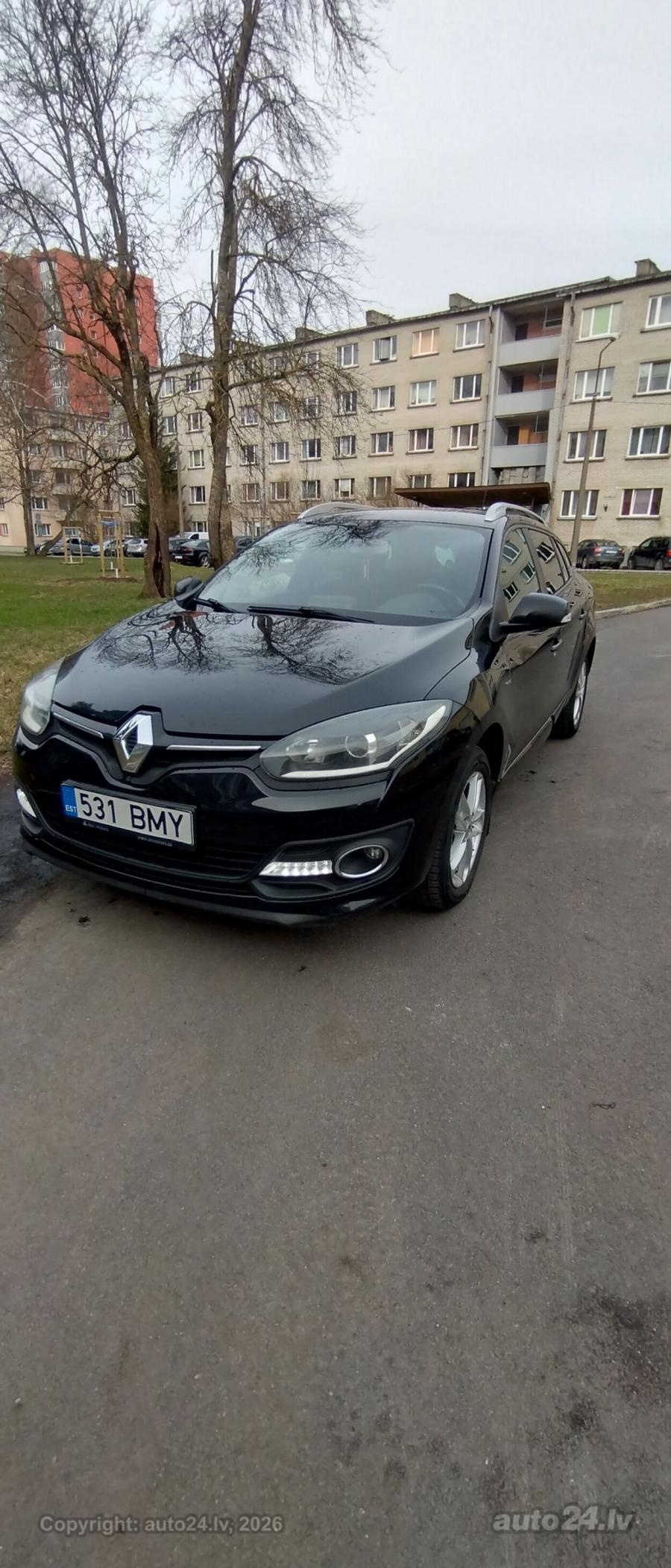 Renault Megane 2014 Tallina, ar dzinēja tilpumu 1.20 L un nobraukumu 250 tūkst. km par 3950 €, foto 1 vietnē AUTOMOTO.COM.LV
