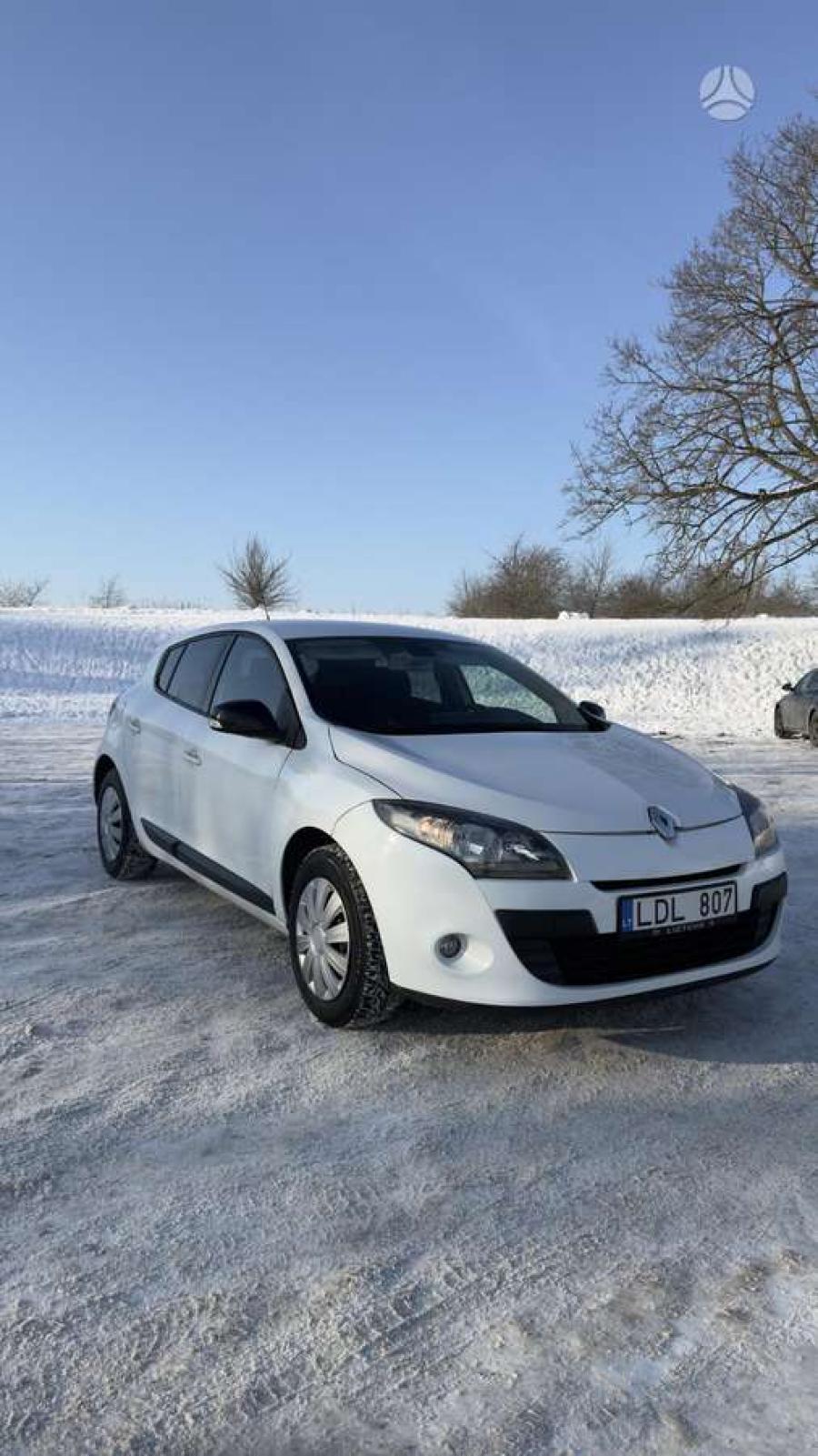 Balts Renault Megane 2011 Kauņa, ar dzinēja tilpumu 1.46 L un nobraukumu 330 tūkst. km par 3200 €, foto 1 vietnē AUTOMOTO.COM.LV