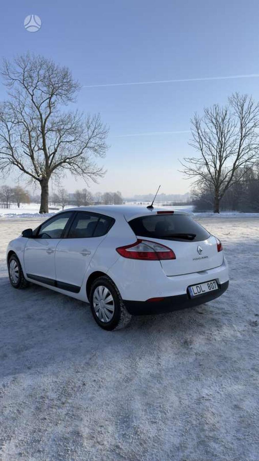Balts Renault Megane 2011 Kauņa, ar dzinēja tilpumu 1.46 L un nobraukumu 330 tūkst. km par 3200 €, foto 4 vietnē AUTOMOTO.COM.LV