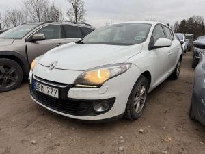 Balts Renault Megane 2013 Kauņa, ar dzinēja tilpumu 1.46 L un nobraukumu 217 tūkst. km par 2150 €, foto  vietnē AUTOMOTO.COM.LV