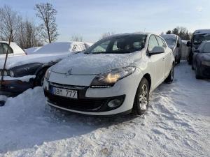 Balts Renault Megane 2013 Kauņa, ar dzinēja tilpumu 1.46 L un nobraukumu 217 tūkst. km par 2200 €, foto  vietnē AUTOMOTO.COM.LV