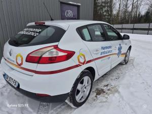 White Renault Megane 2015 in Taurage, with an engine capacity of 1.50 L and mileage of 314 thousand km for 3751 €, photo 4 on AUTOMOTO.COM.LV