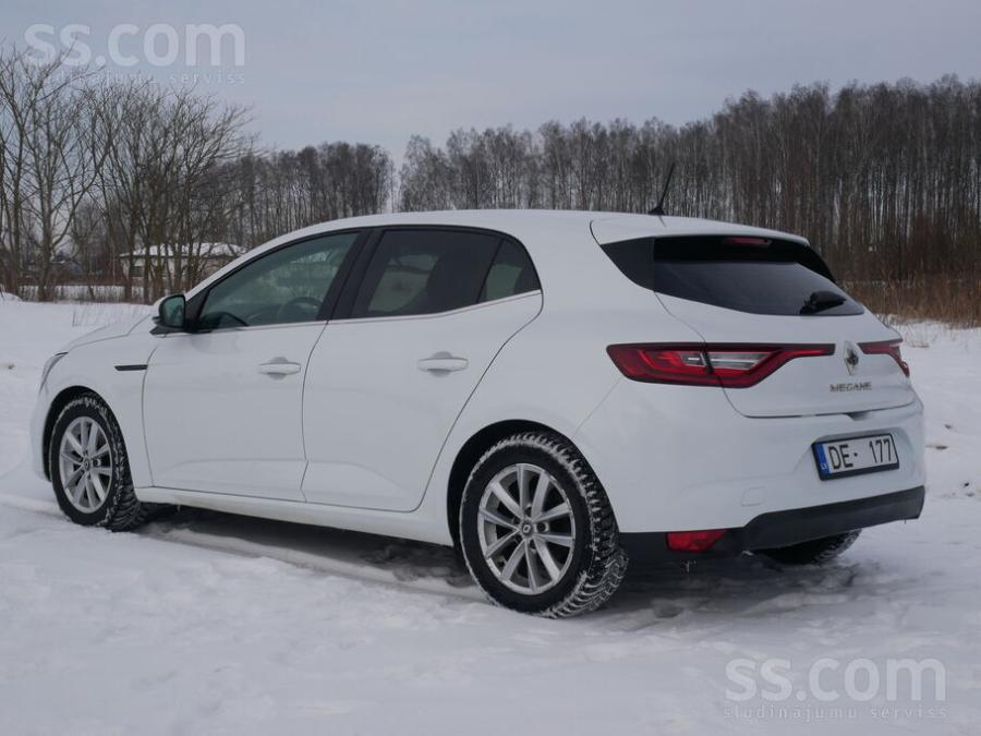 Balts Renault Megane 2016 Rīga, ar dzinēja tilpumu 1.50 L un nobraukumu 198 tūkst. km par 7800 €, foto 5 vietnē AUTOMOTO.COM.LV