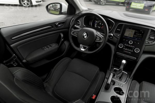 White Renault Megane 2016 in Riga, with an engine capacity of 1.50 L and mileage of 196 thousand km for 8250 €, photo 8 on AUTOMOTO.COM.LV