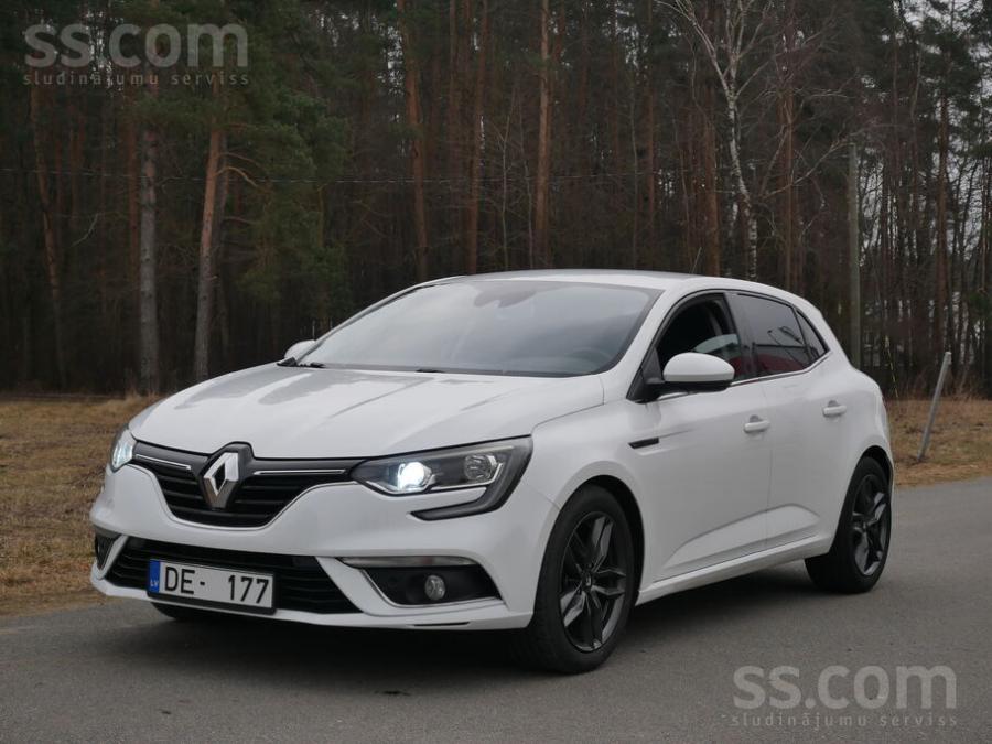 Белый Рено Меган 2016 в Рига, объемом двигателя 1.50 л и пробегом 198 тыс. км за 6900 €, фото 1 на AUTOMOTO.COM.LV