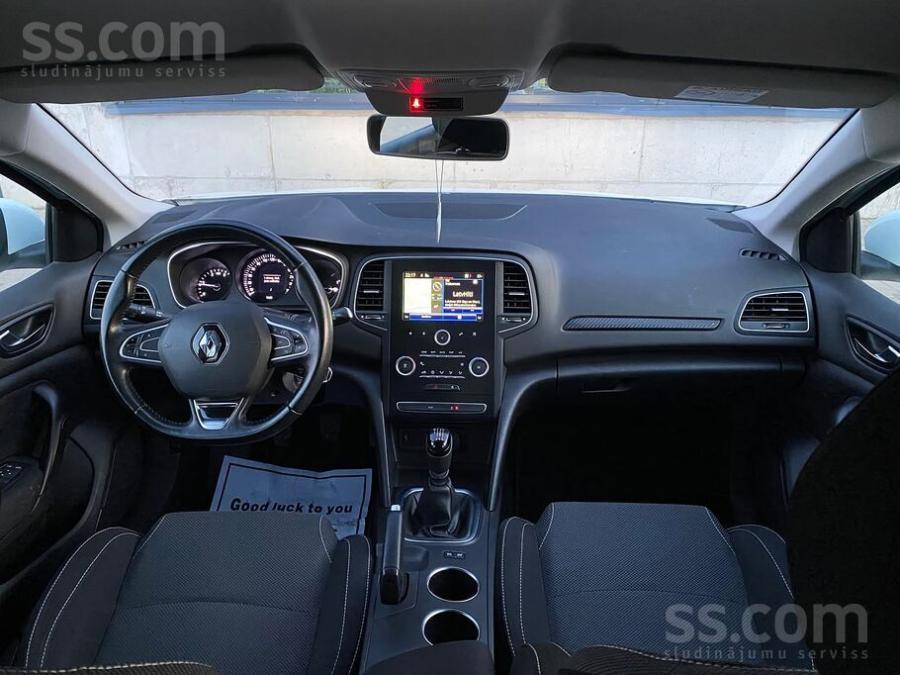 White Renault Megane 2016 in Cesis, with an engine capacity of 1.50 L and mileage of 260 thousand km for 7699 €, photo 14 on AUTOMOTO.COM.LV
