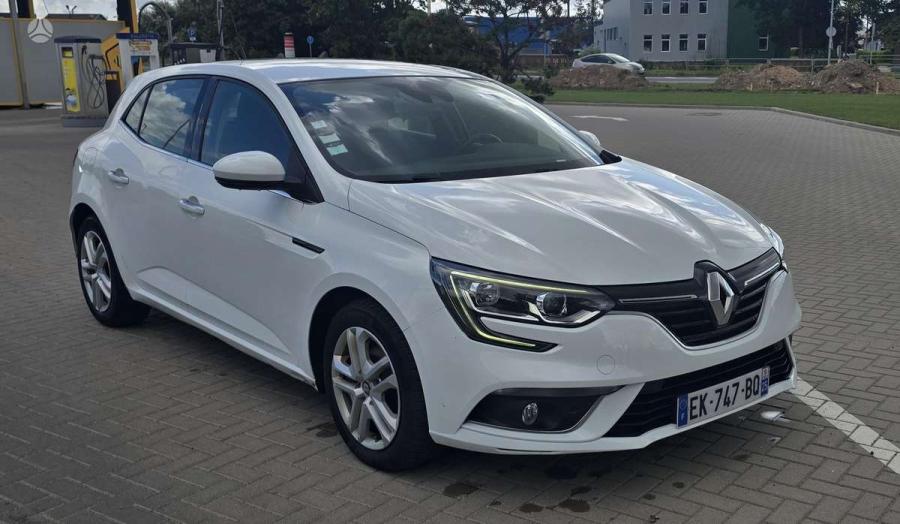 Balts Renault Megane 2017 Tauragė, ar dzinēja tilpumu 1.46 L un nobraukumu 265 tūkst. km par 4800 €, foto 1 vietnē AUTOMOTO.COM.LV