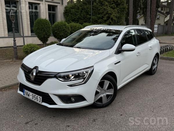 White Renault Megane 2019 in Jurmala, with an engine capacity of 1.50 L and mileage of 264 thousand km for 6250 €, photo 1 on AUTOMOTO.COM.LV