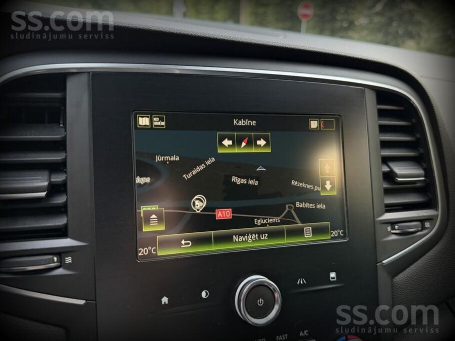 White Renault Megane 2019 in Jurmala, with an engine capacity of 1.50 L and mileage of 264 thousand km for 6250 €, photo 22 on AUTOMOTO.COM.LV