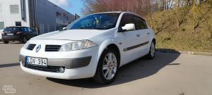 White Renault Megane 2005 in Vilnius, with an engine capacity of 1.90 L and mileage of 330 thousand km for 1700 €, photo 14 on AUTOMOTO.COM.LV