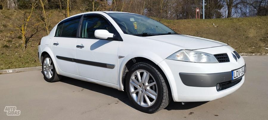 White Renault Megane 2005 in Vilnius, with an engine capacity of 1.90 L and mileage of 330 thousand km for 1700 €, photo 15 on AUTOMOTO.COM.LV