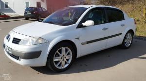 White Renault Megane 2005 in Vilnius, with an engine capacity of 1.90 L and mileage of 330 thousand km for 1700 €, photo 18 on AUTOMOTO.COM.LV