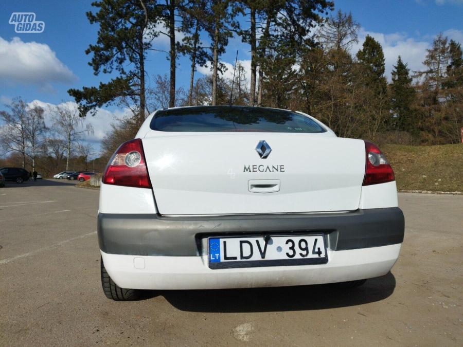 White Renault Megane 2005 in Vilnius, with an engine capacity of 1.90 L and mileage of 330 thousand km for 1700 €, photo 27 on AUTOMOTO.COM.LV