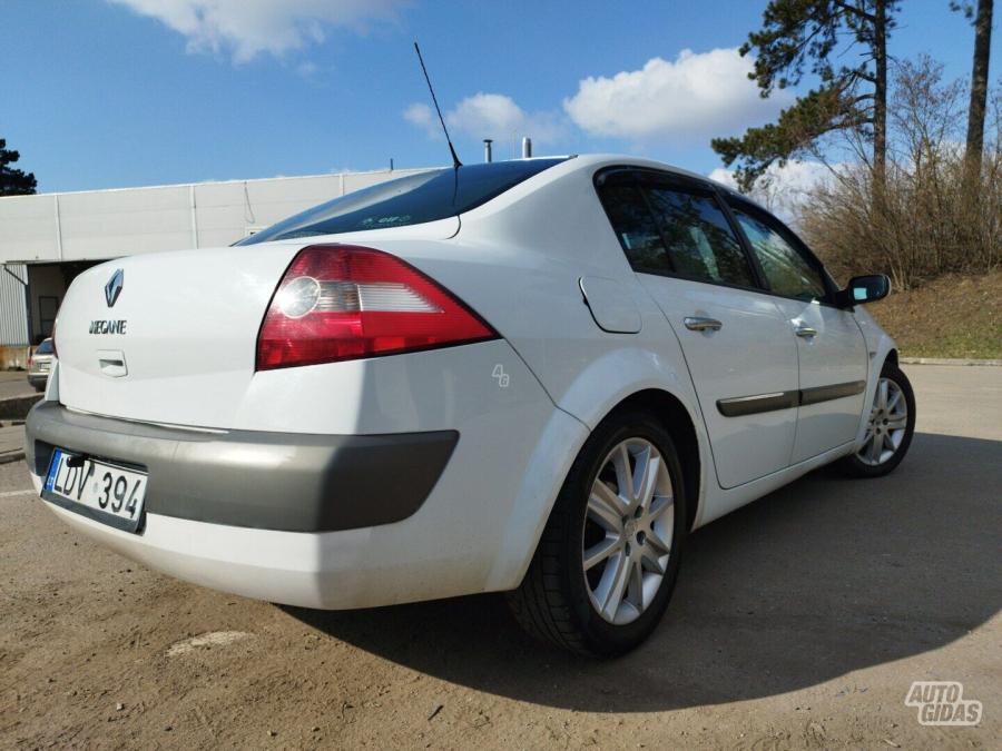 White Renault Megane 2005 in Vilnius, with an engine capacity of 1.90 L and mileage of 330 thousand km for 1700 €, photo 28 on AUTOMOTO.COM.LV