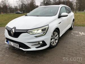 White Renault Megane 2021 in Riga, with an engine capacity of 1.60 L and mileage of 223 thousand km for 12000 €, photo  on AUTOMOTO.COM.LV
