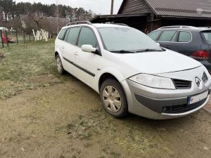 White Renault Megane 2007 in Jonava, with an engine capacity of 1.50 L and mileage of 263 thousand km for 600 €, photo 6 on AUTOMOTO.COM.LV