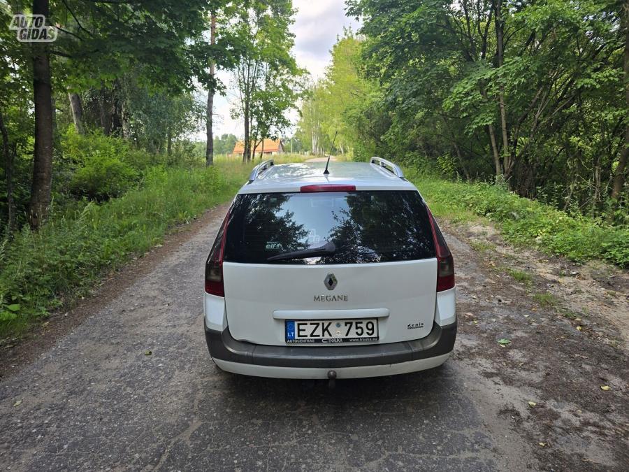 Balts Renault Megane 2008 Kauņa, ar dzinēja tilpumu 1.50 L un nobraukumu 361 tūkst. km par 1200 €, foto 6 vietnē AUTOMOTO.COM.LV
