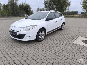 White Renault Megane 2012 in Marijampole, with an engine capacity of 1.60 L and mileage of 219 thousand km for 2450 €, photo  on AUTOMOTO.COM.LV