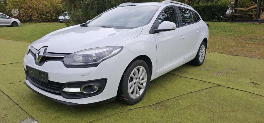 White Renault Megane 2014 in Ukmerge, with an engine capacity of 1.50 L and mileage of 225 thousand km for 4400 €, photo 2 on AUTOMOTO.COM.LV
