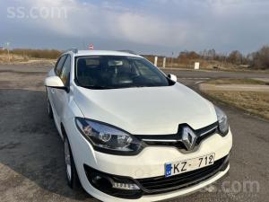 Balts Renault Megane 2014 Bauska, ar dzinēja tilpumu 1.50 L un nobraukumu 311 tūkst. km par 3300 €, foto  vietnē AUTOMOTO.COM.LV
