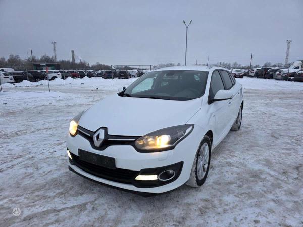 White Renault Megane 2015 in Marijampole, with an engine capacity of 1.46 L and mileage of 238 thousand km for 3990 €, photo 1 on AUTOMOTO.COM.LV