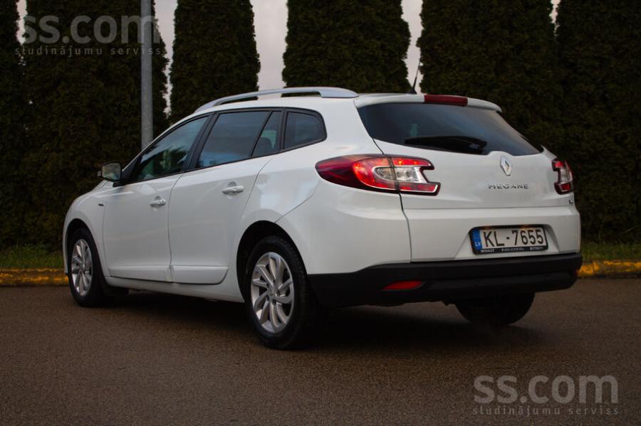 White Renault Megane 2016 in Jelgava, with an engine capacity of 1.20 L and mileage of 160 thousand km for 6500 €, photo 4 on AUTOMOTO.COM.LV