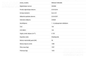 Balts Renault Megane 2016 Rīga, ar dzinēja tilpumu 1.60 L un nobraukumu 0 tūkst. km par 5990 €, foto 28 vietnē AUTOMOTO.COM.LV