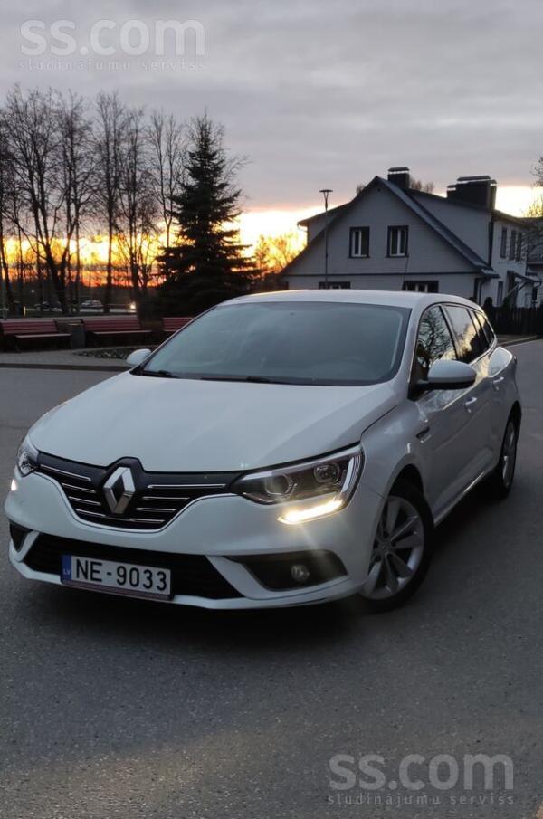 Balts Renault Megane 2016 Jēkabpils, ar dzinēja tilpumu 1.50 L un nobraukumu 292 tūkst. km par 5150 €, foto 1 vietnē AUTOMOTO.COM.LV