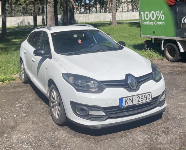 Renault Megane 2016 Rīga vietnē Balts Renault Megane 2016 Rīga, ar dzinēja tilpumu 1.20 L un nobraukumu 174 tūkst. km par 2500 €, foto 1 vietnē AUTOMOTO.COM.LV